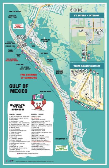 Fort Myers Beach Map - Fort Myers Beach Chamber
